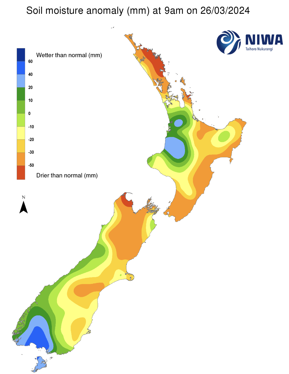 Is our weather arriving sideways, up or down?