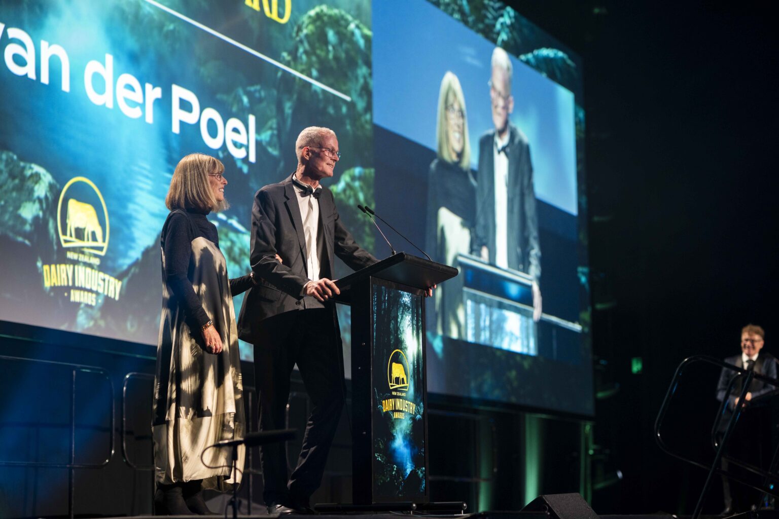 Jim van der Poel honoured for services to dairy