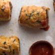 Easy homemade classic beef sausage rolls