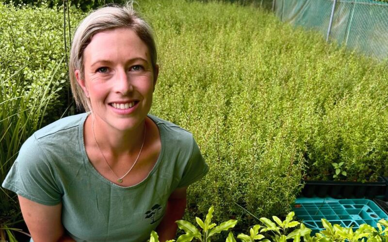 Raising toddlers, calves and 30,000 native seedlings
